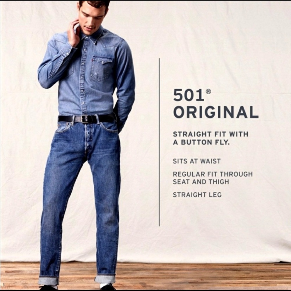 Levi’s | Original 501 Jeans, Button Fly - Gem